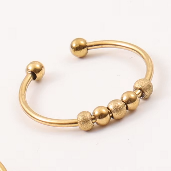 Zen Bead Fidget Ring Canada – Spinner Anxiety Ring – Anxiety Gone